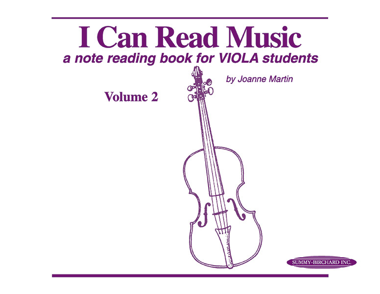 I Can Read Music, Volume 2: Viola Book | Sheet Music