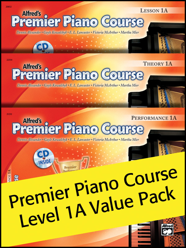 Premier Piano Course, Lesson, Theory & Performance 1A (Value Pack): | Alfred Music