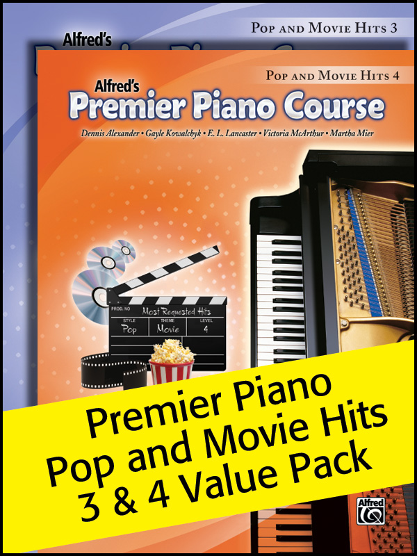 Premier Piano Course, Pop and Movie Hits 3 & 4 (Value Pack): : Gayle ...