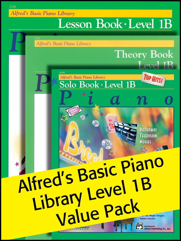 Alfred's Basic Piano Library 1B 2012 (Value Pack): | Alfred Music