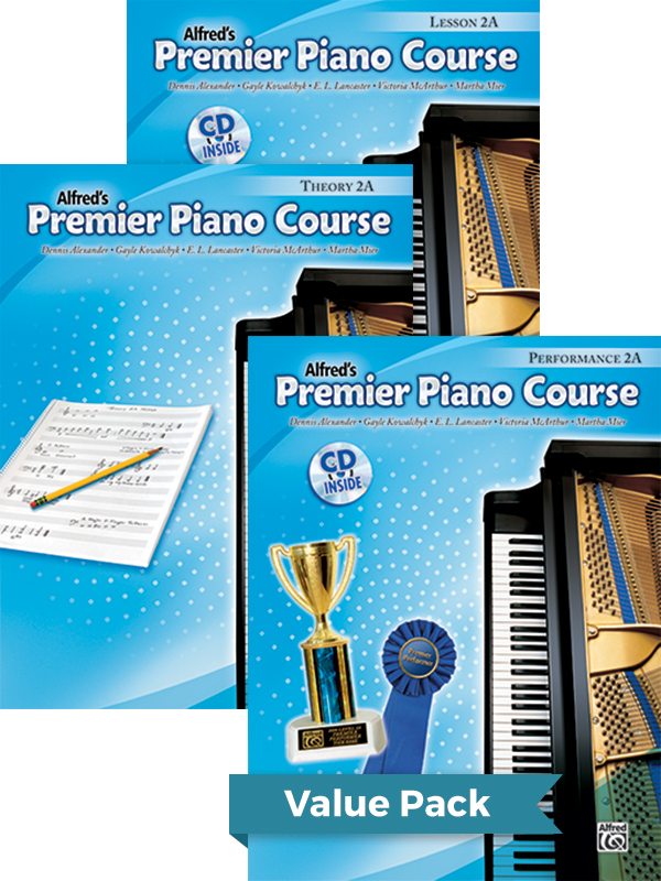 Premier Piano Course, Lesson, Theory & Performance 2A 2012 (Value Pack): | Alfred Music