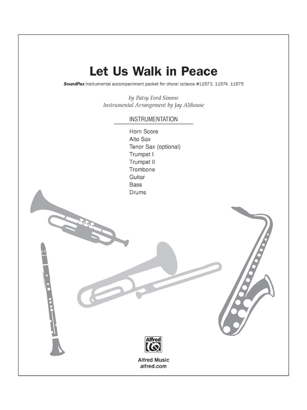 Let Us Walk in Peace: Choral SoundPax: Patsy Ford Simms | Sheet Music