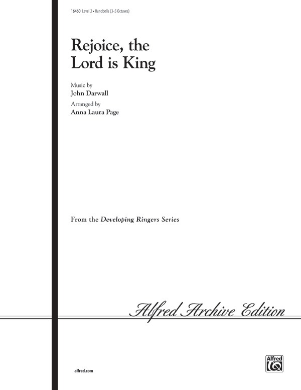Rejoice, the Lord Is King: Handbells 3-5 Octaves Sheet | Sheet Music