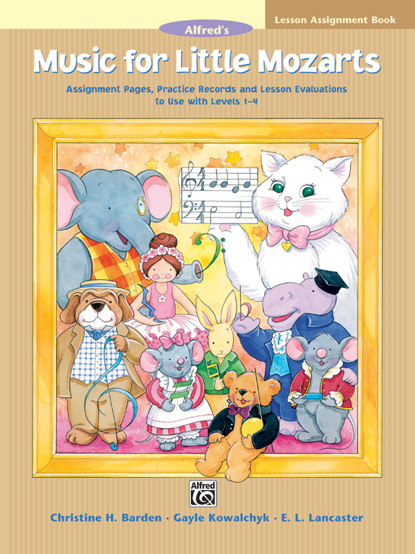 Music for Little Mozarts: Lesson Assignment Book: Piano Book | Sheet Music