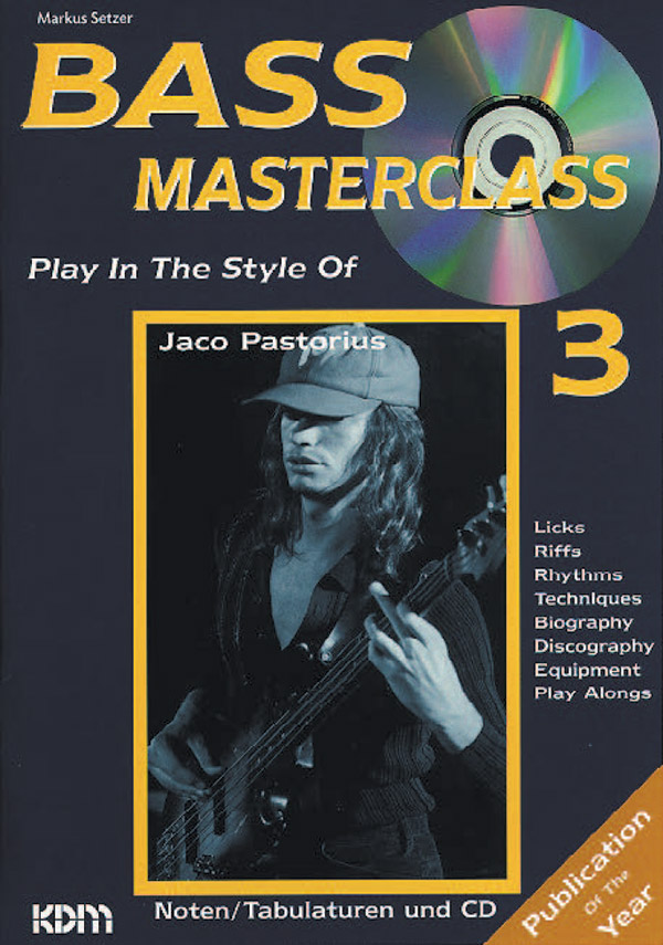 Bass Masterclass Band 3 - Jaco Pastorius: Bass Book & CD: Markus Setzer | Sheet Music