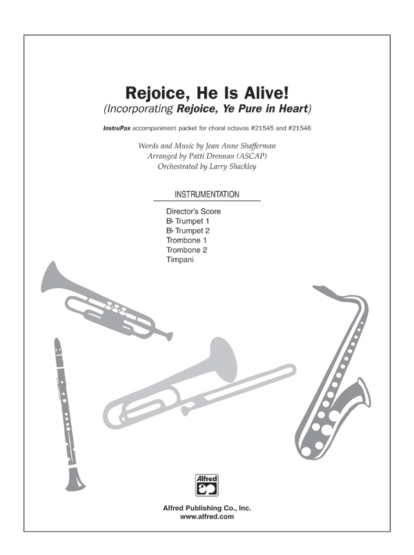 Rejoice, He Is Alive!: Choral Octavo InstruPax: Jean Anne Shafferman ...