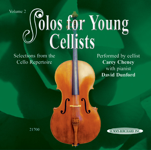 Solos for Young Cellists CD, Volume 2: Cello CD: David Dunford | Alfred ...