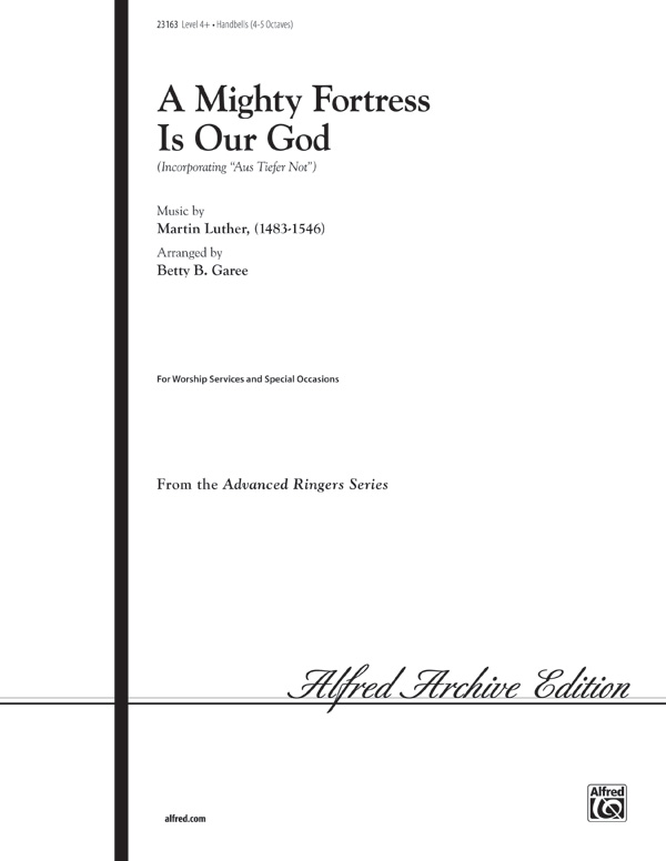 A Mighty Fortress Is Our God: Handbells 4-5 Octaves Sheet | Sheet Music