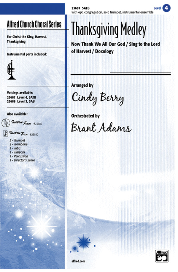 Thanksgiving Medley: SATB Choral Octavo | Sheet Music