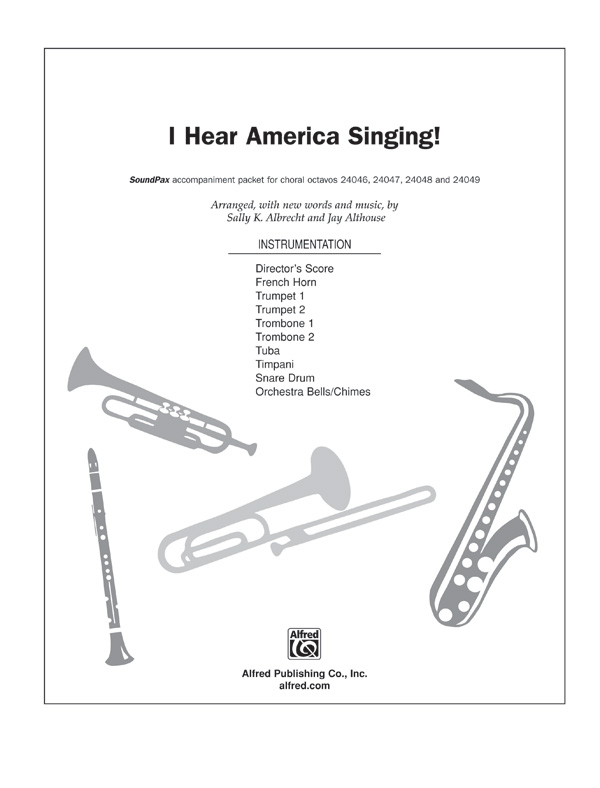 I Hear America Singing!: Choral Octavo SoundPax - Digital Sheet Music ...