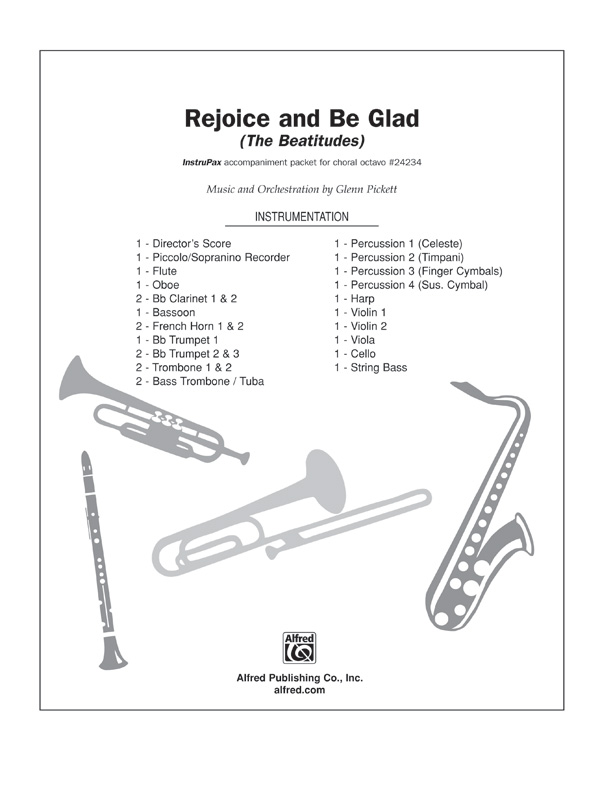 Rejoice and Be Glad: Choral Octavo InstruPax: Glenn Pickett | Sheet Music