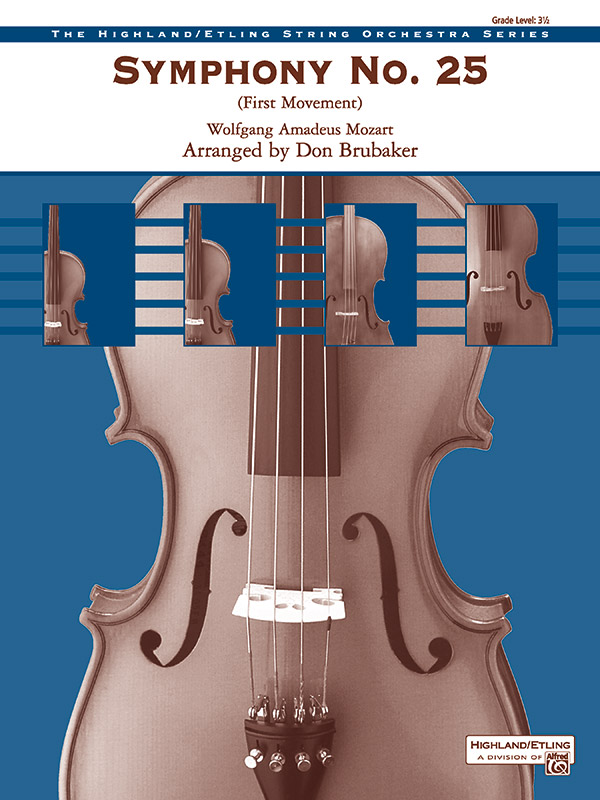 Symphony No. 25, First Movement: 1st Violin: 1st Violin Part - Digital Sheet Music Download