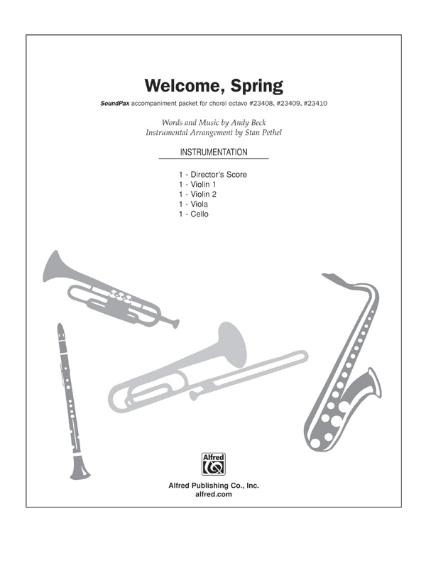Welcome, Spring: Choral SoundPax: Andy Beck - Digital Sheet Music Download