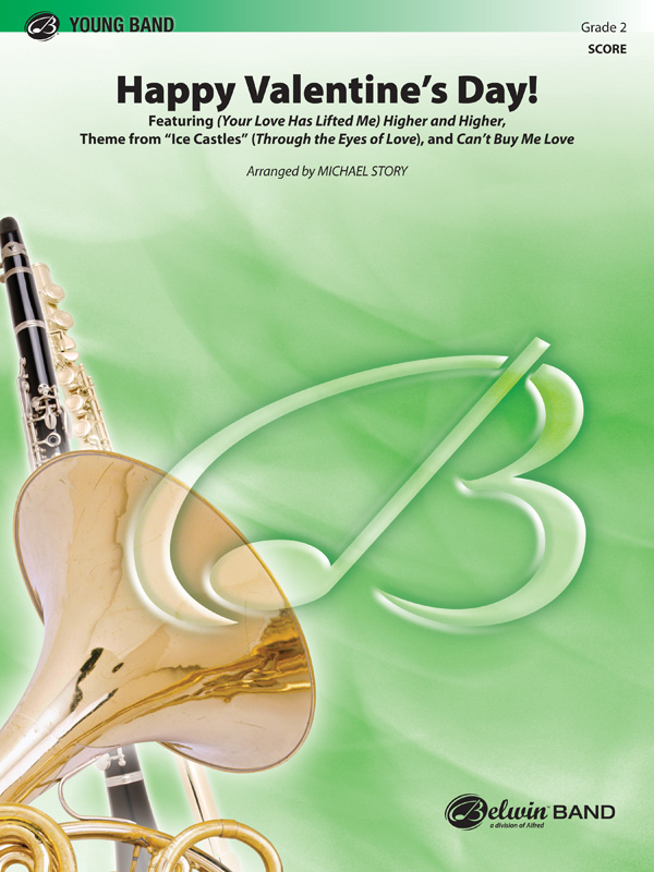 Happy Valentine's Day: Concert Band Conductor Score & Parts | Sheet Music