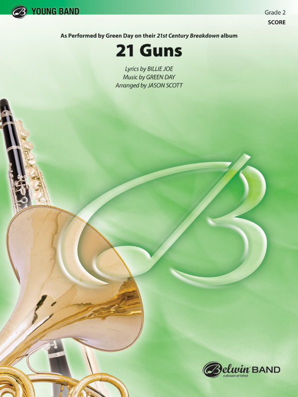 21 Guns: B-flat Tenor Saxophone: B-flat Tenor Saxophone Part - Digital ...