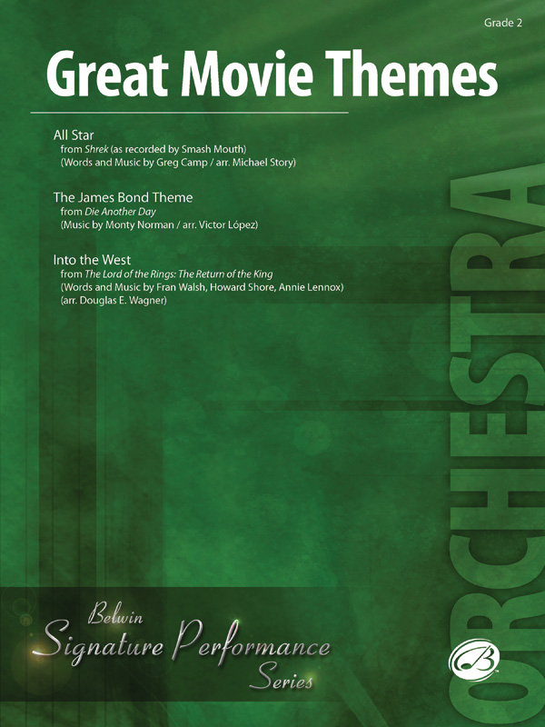 Great Movie Themes: String Orchestra Conductor Score | Sheet Music