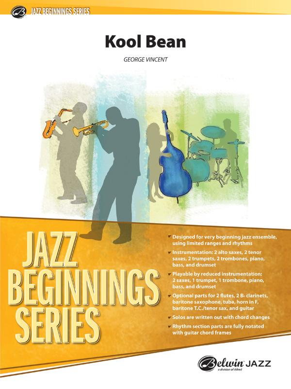 Kool Bean: Jazz Ensemble Conductor Score & Parts: George Vincent ...