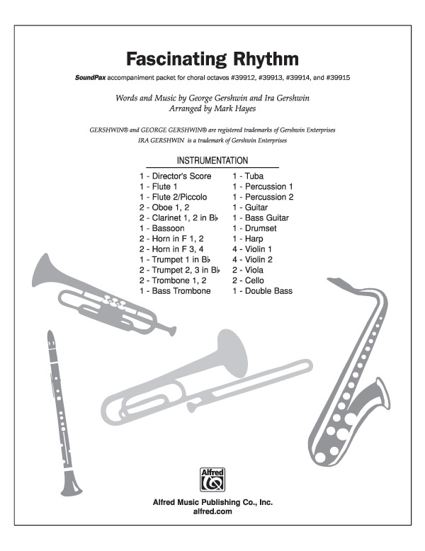 Fascinating Rhythm: Flute: Flute Part - Digital Sheet Music Download