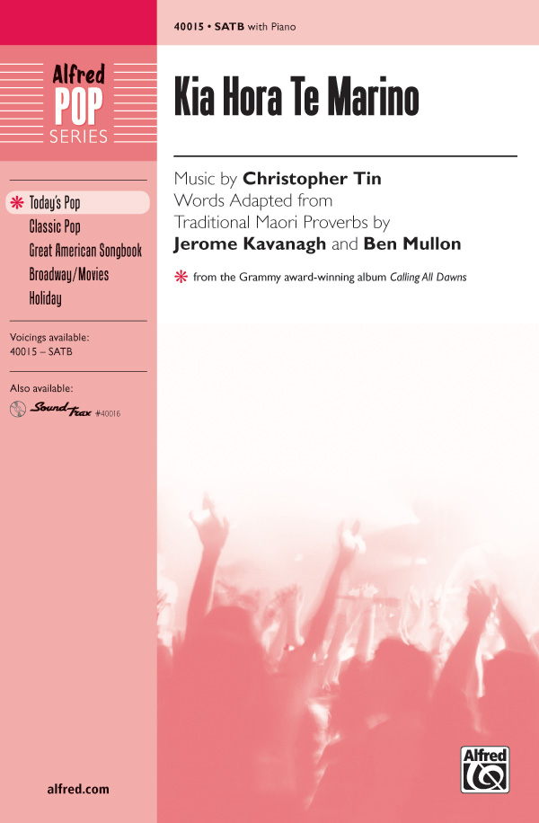 Kia Hora Te Marino: SATB Choral Octavo: Christopher Tin | Sheet Music