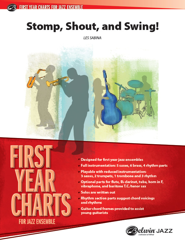 Shout, Stomp, and Swing!: Jazz Ensemble Conductor Score: Les Sabina ...