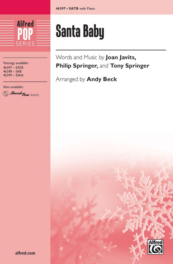 Santa Baby: SATB Choral Octavo: Tony Springer | Sheet Music
