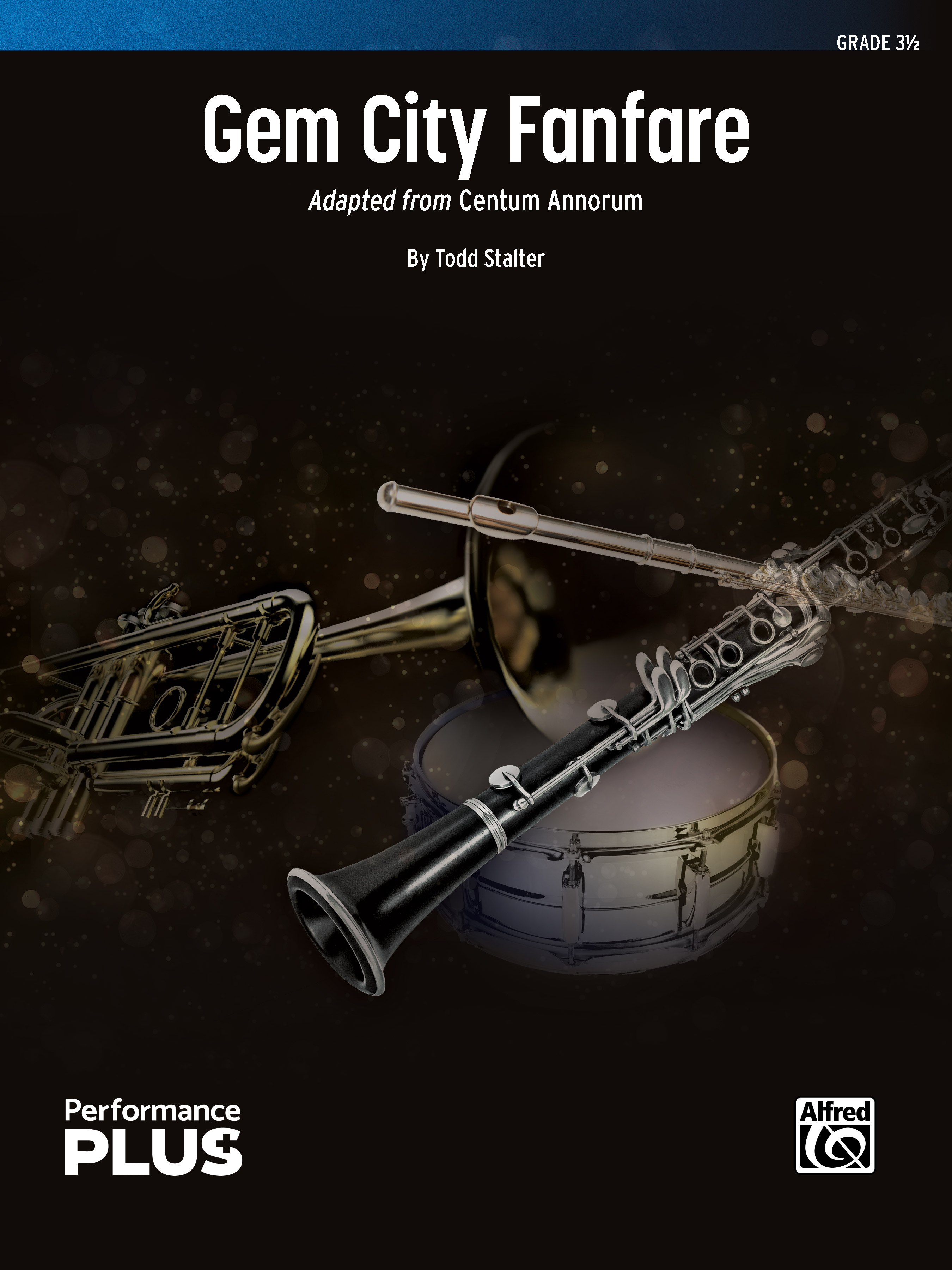 Gem City Fanfare: 1st B-flat Trumpet: 1st B-flat Trumpet Part - Digital Sheet Music Download