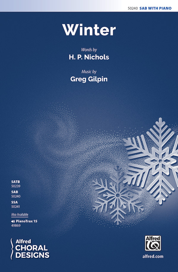Winter: SAB Choral Octavo: Greg Gilpin - Digital Sheet Music Download