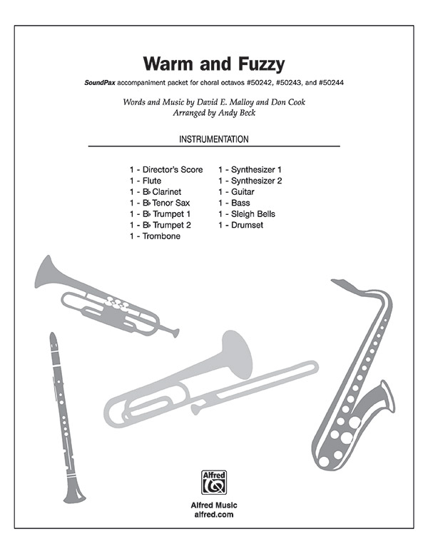 Warm and Fuzzy: B-flat Tenor Saxophone: B-flat Tenor Saxophone Part - Digital Sheet Music Download