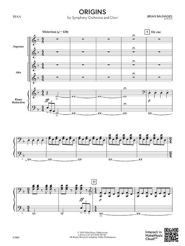 Origins: : Brian Balmages - Digital Sheet Music Download