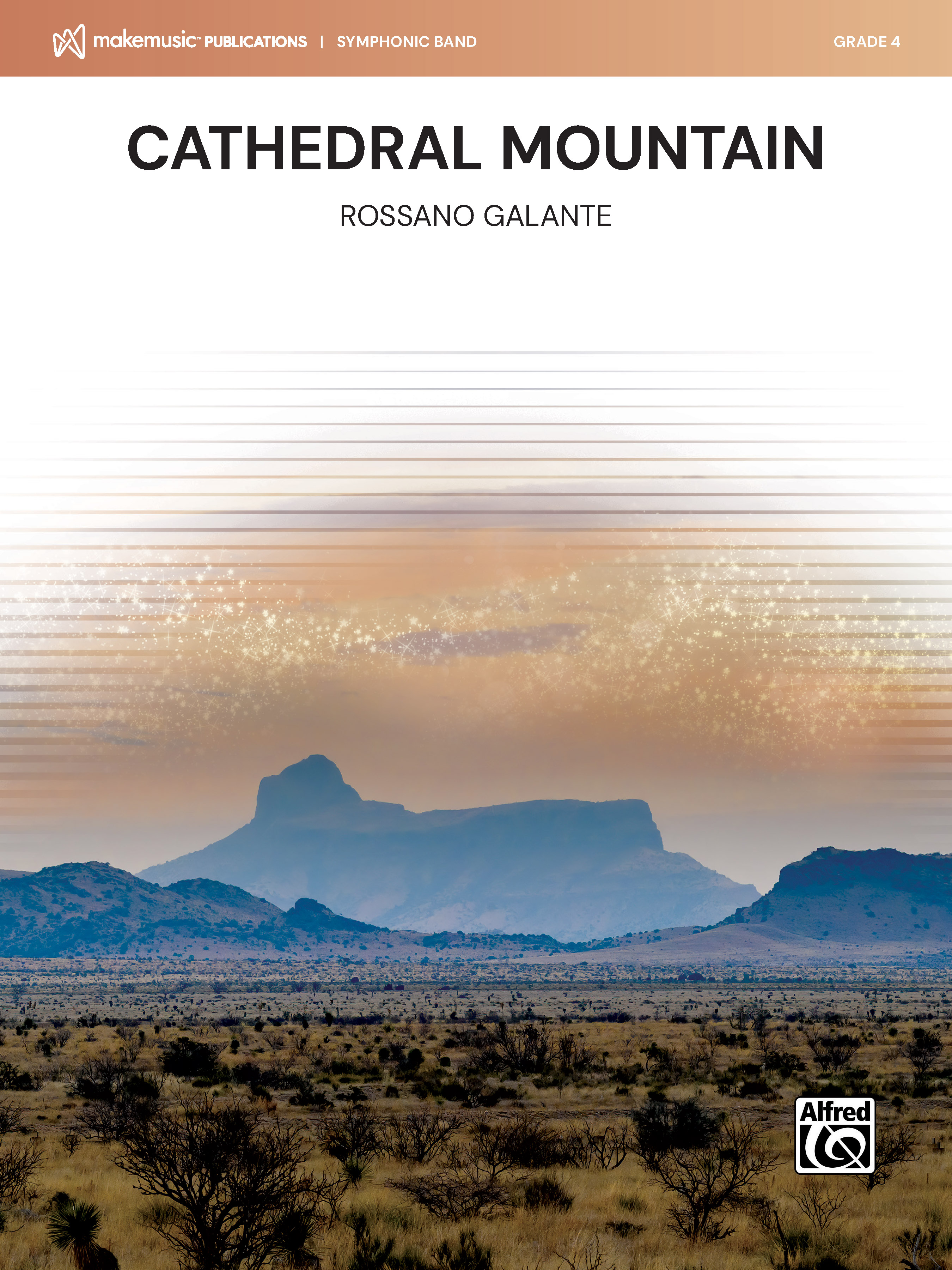 Cathedral Mountain: Concert Band Conductor Score & Parts: Rossano ...
