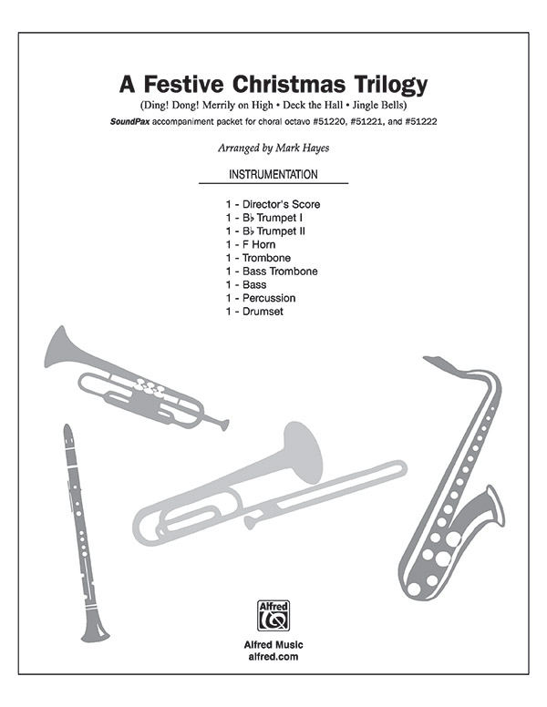 A Festive Christmas Trilogy: 1st B-flat Trumpet: 1st B-flat Trumpet ...
