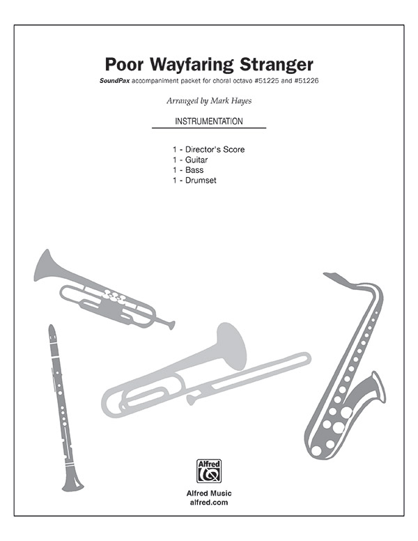 Poor Wayfaring Stranger: Score: Choir Score - Digital Sheet Music Download