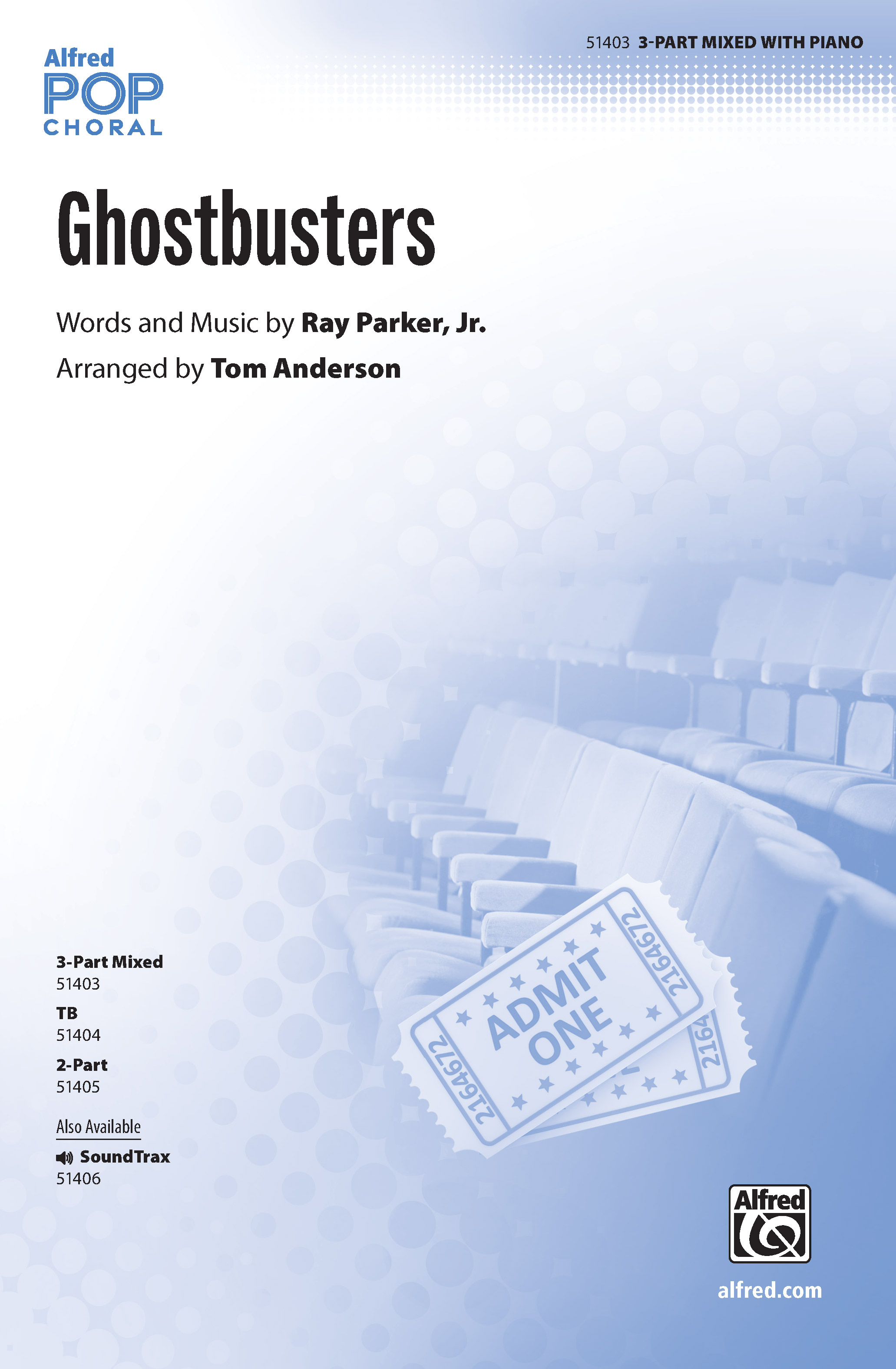 Ghostbusters: 3-Part Mixed Choral Octavo: Ray Parker Jr. | Sheet Music