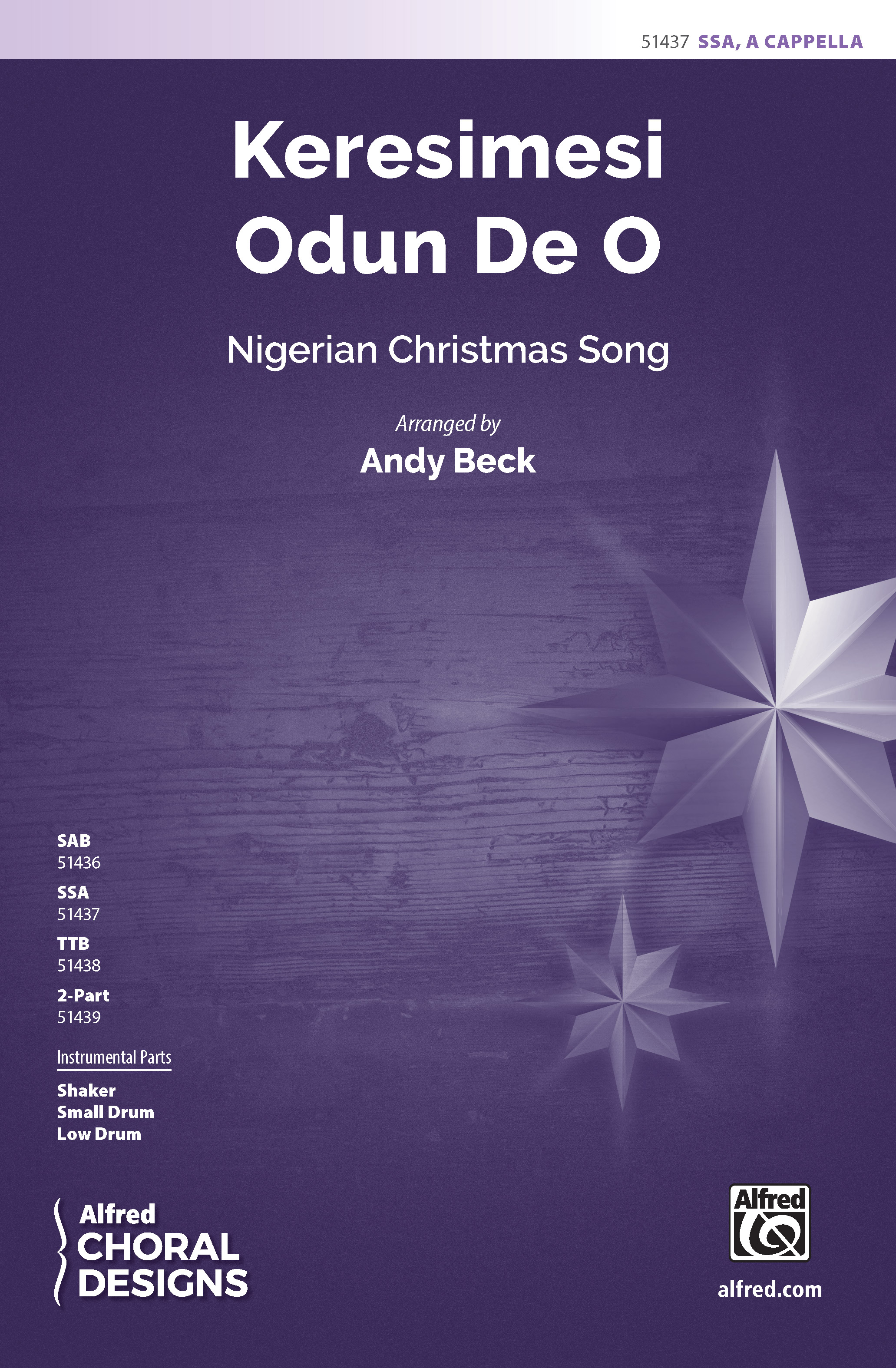 Keresimesi Odun De O: SSA a cappella Choral Octavo | Sheet Music