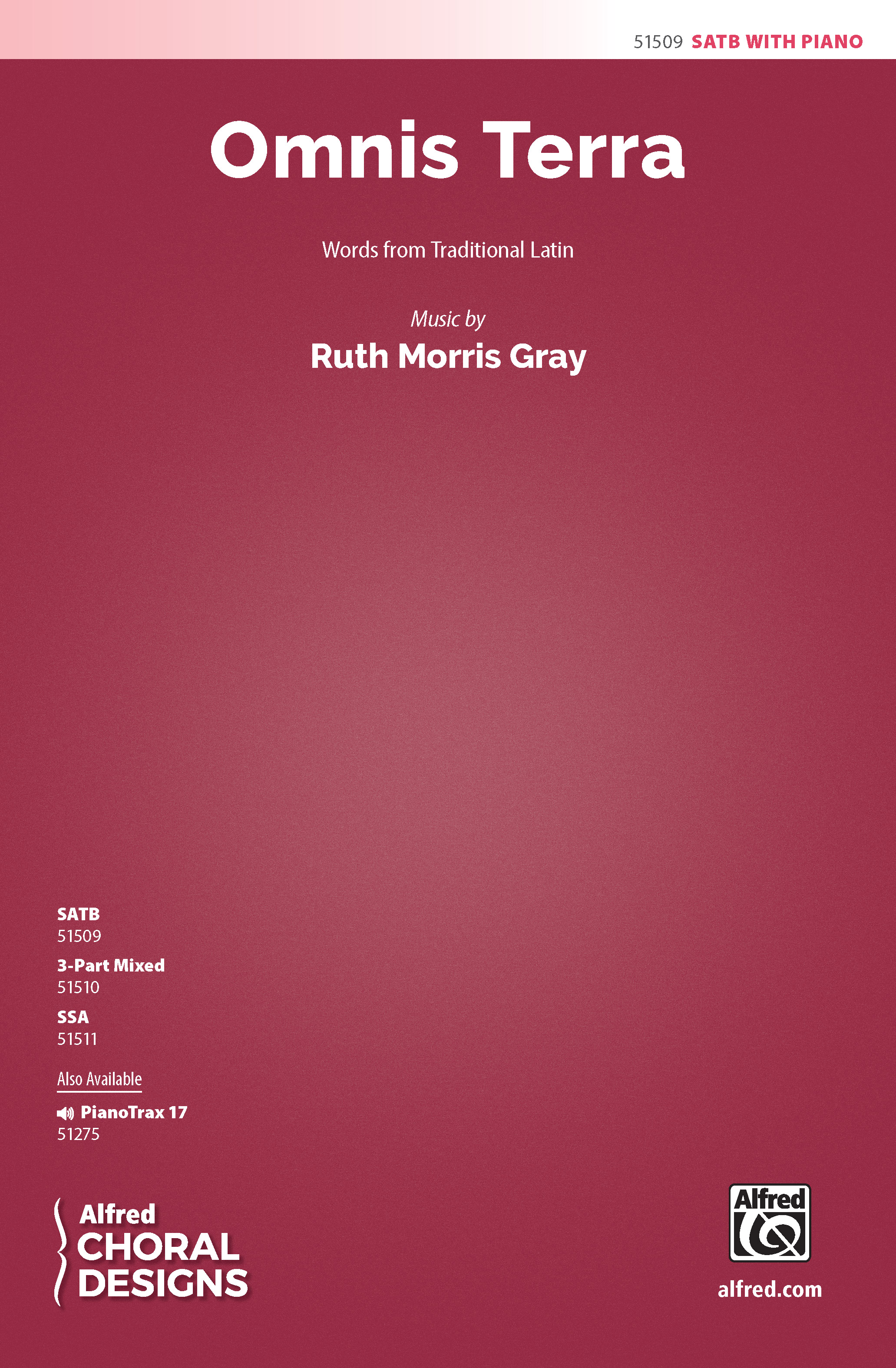 Omnis Terra: SATB Choral Octavo: Ruth Morris Gray - Digital Sheet Music Download