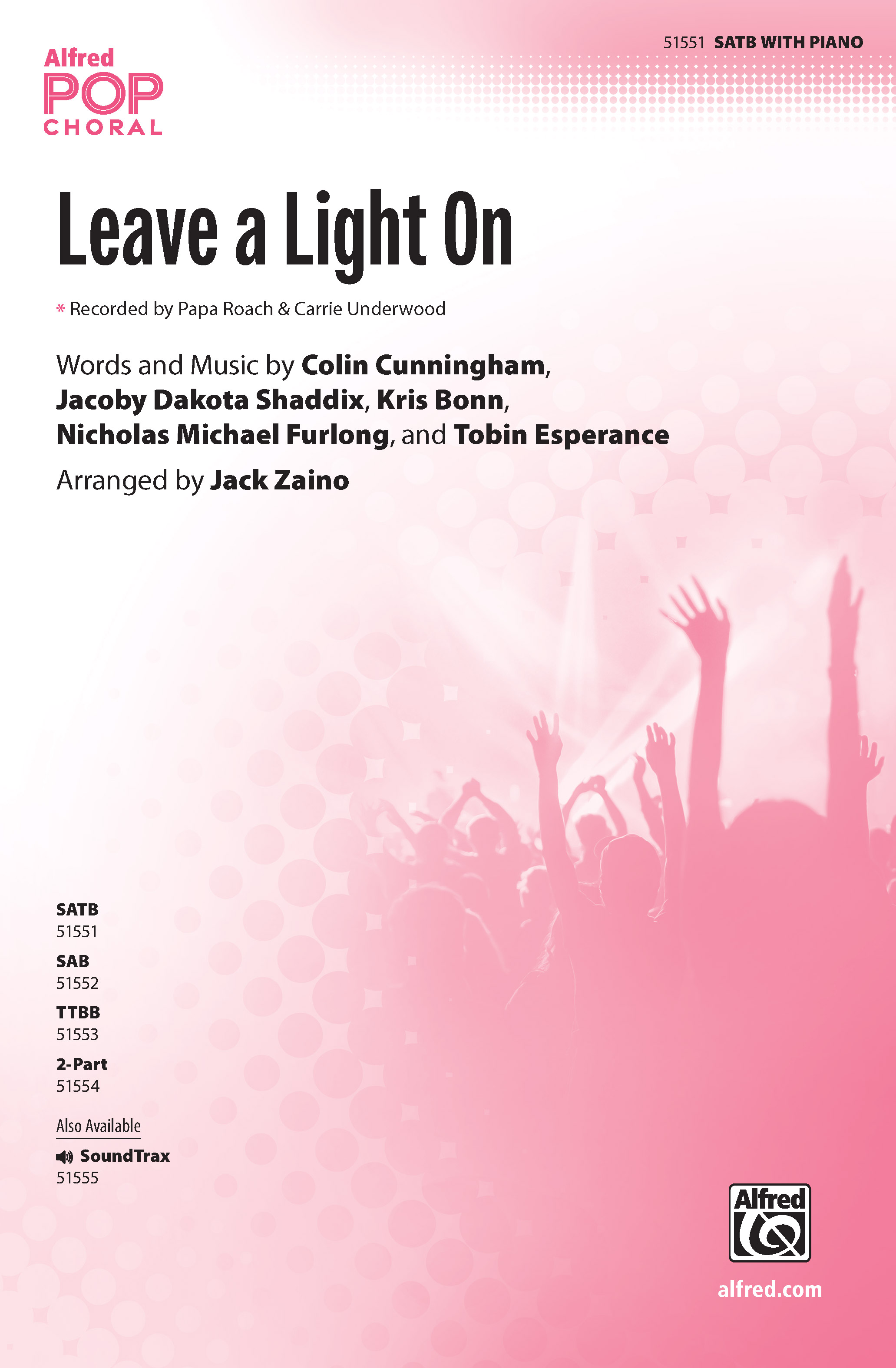 Leave a Light On: SATB Choral Octavo: Jacoby Dakota Shaddix - Digital ...