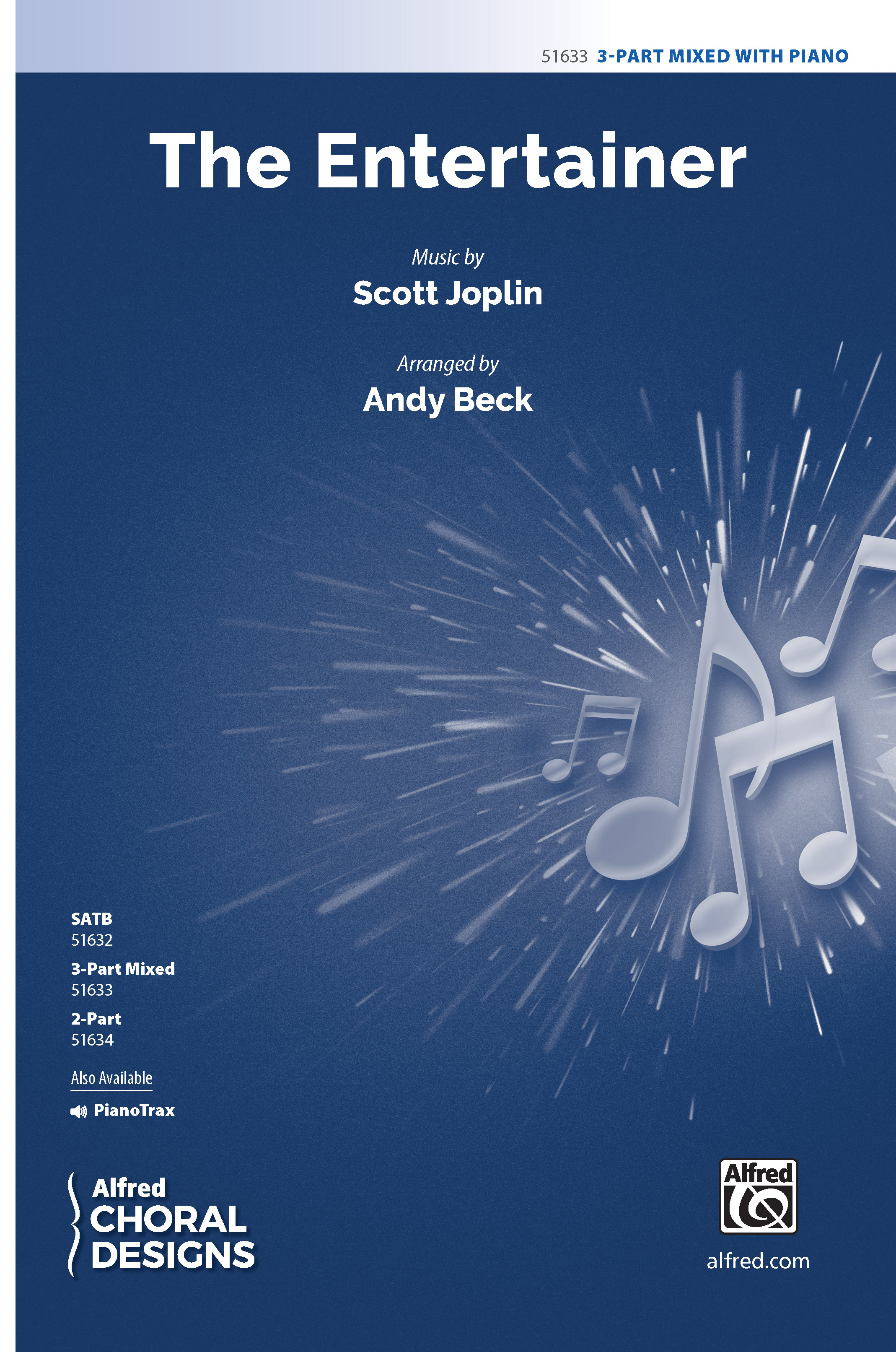 The Entertainer: 3-Part Mixed Choral Octavo: Scott Joplin | Sheet Music