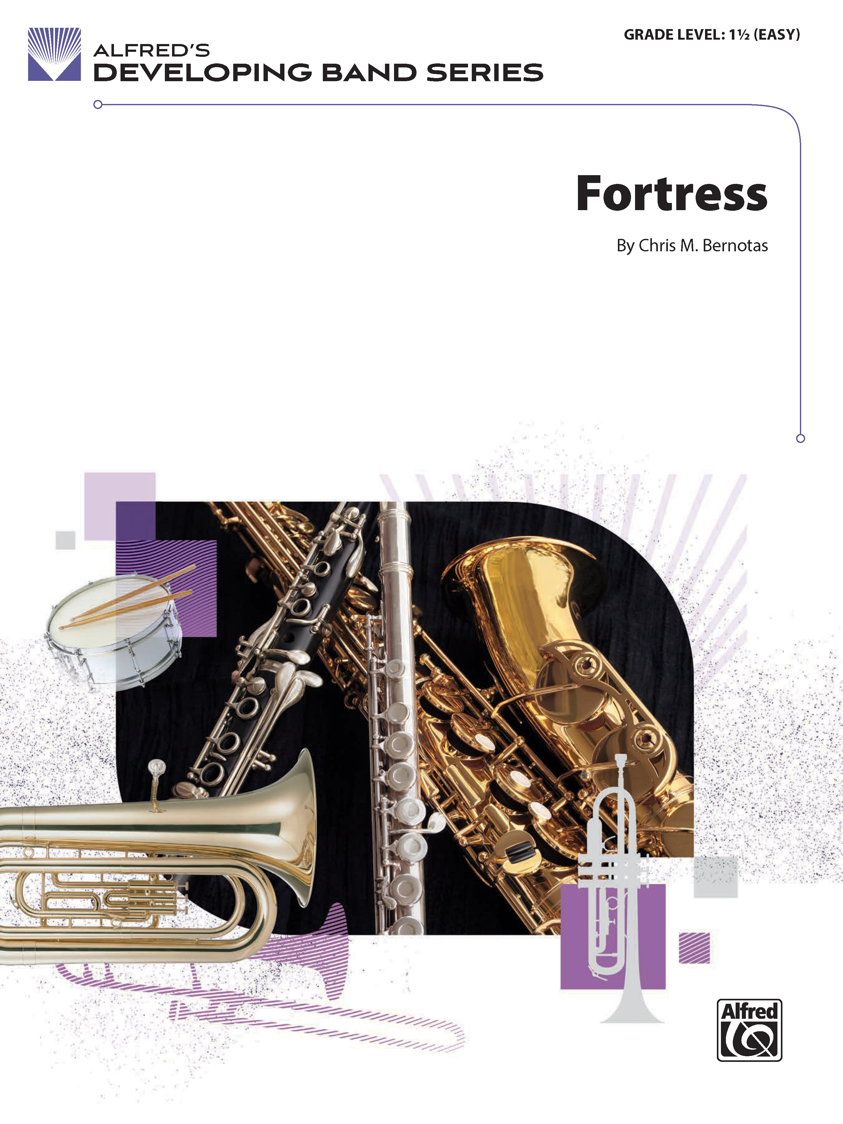 Fortress: Concert Band Conductor Score & Parts: Chris M. Bernotas - Digital Sheet Music Download