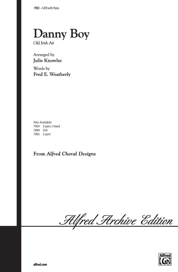 Danny Boy: SATB Choral Octavo - Digital Sheet Music Download