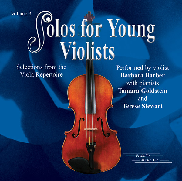 Solos for Young Violists CD, Volume 3: Viola CD: Barbara Barber ...