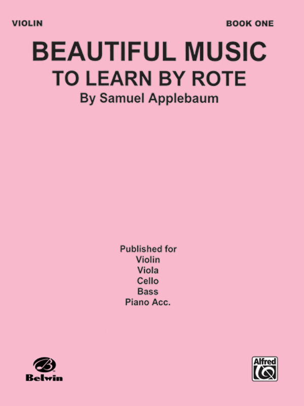 Beautiful Music to Learn by Rote, Book I: Violin Book | Sheet Music