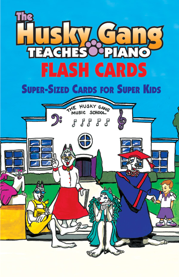The Husky Gang Teaches Piano, Flash Cards Level 1: | Alfred Music The Husky Gang Teaches Piano, Flash Cards Level 1: | Alfred Music