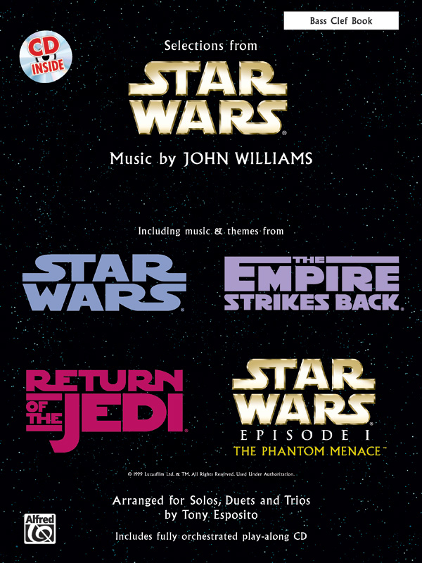 Star Wars® -- Selections: Bass Clef Instruments Book & CD: John ...