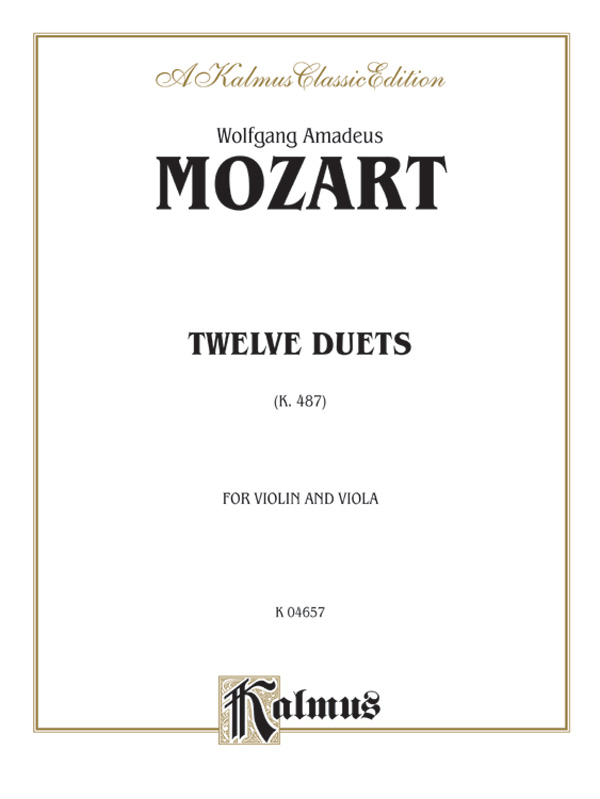 Mozart: Twelve Duets, K. 487 (Arranged): Duet No. 4 (Polonaise) Part ...