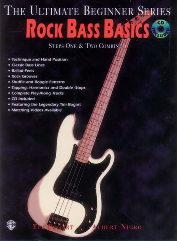 Ultimate Beginner Series: Rock Bass Basics: Bass Guitar Book & CD ...