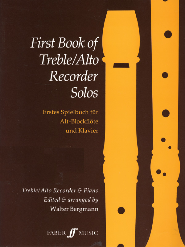 First Book of Treble / Alto Recorder Solos: Recorder Book | Alfred Music