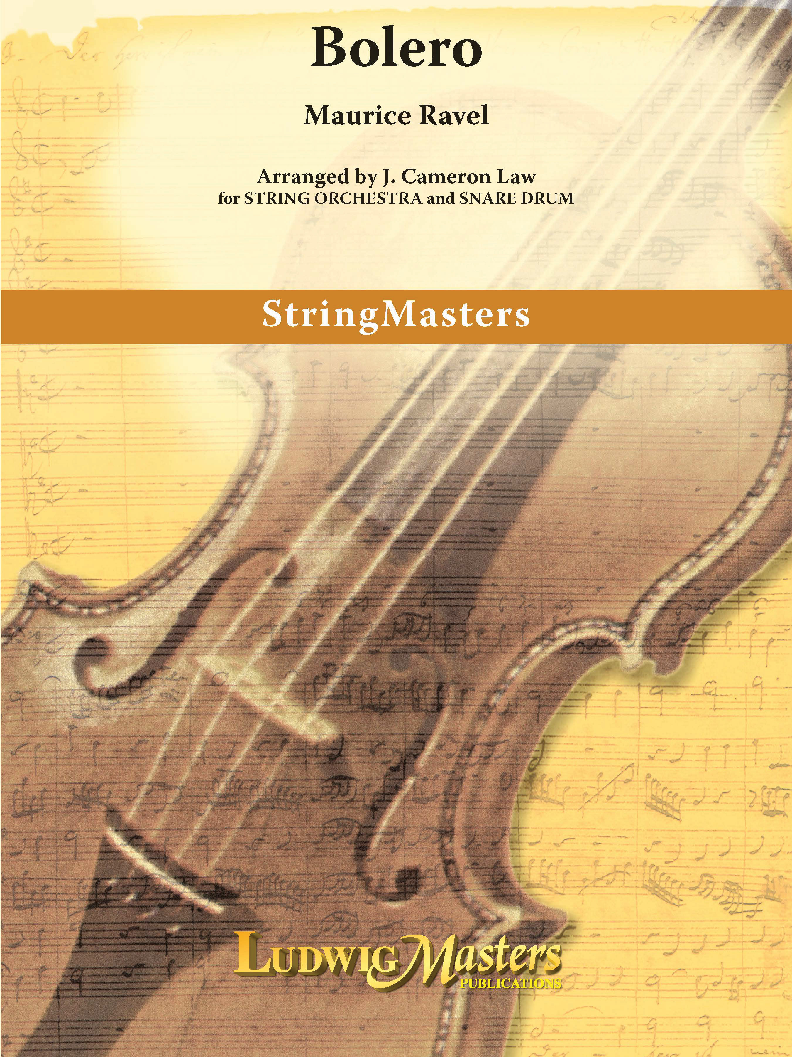 Bolero for Strings: String Orchestra Conductor Score: Maurice Ravel ...