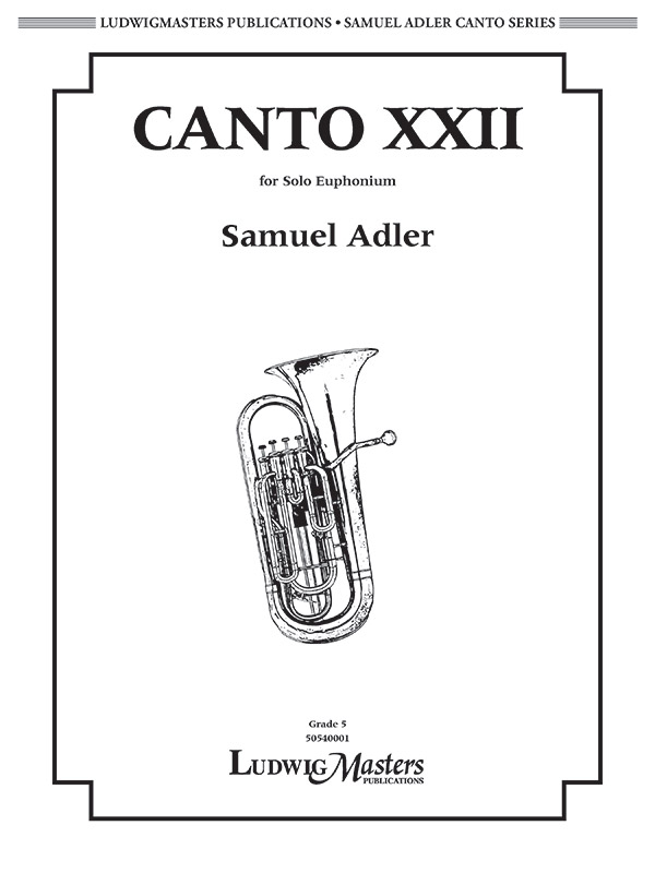 Canto XXII: Sheet: Samuel Adler | Sheet Music