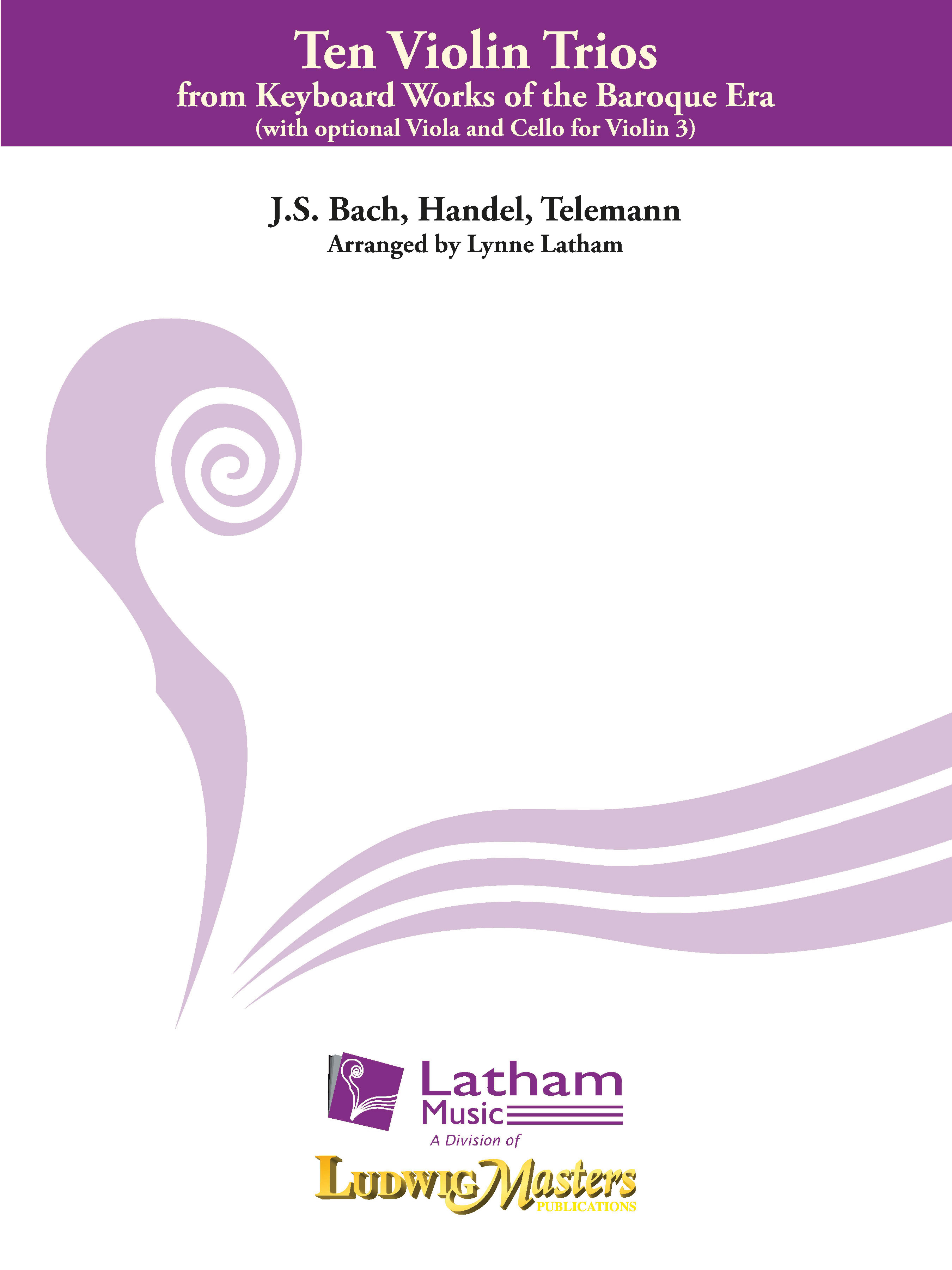 10 Violin Trios: Conductor Score & Parts: Lynne Latham | Sheet Music