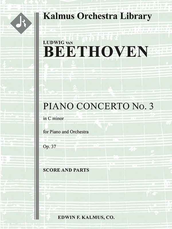 Concerto for Piano No. 3 in C minor, Op. 37: Full Orchestra, Solo Keyboard with Ensemble ...